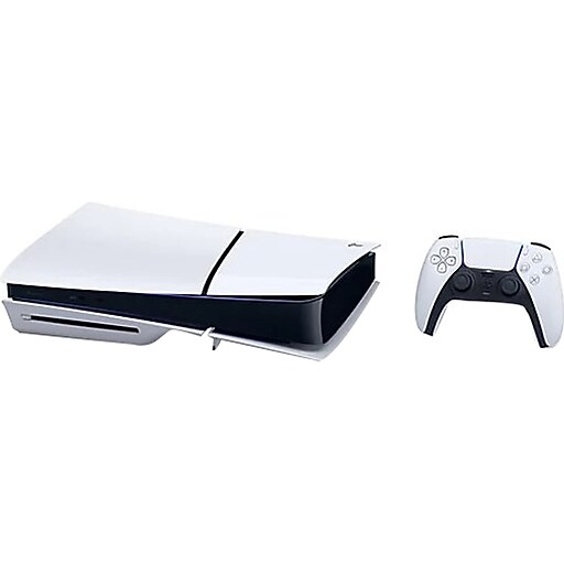 Sony PlayStation 5 Slim Console, 1TB SSD, White/Black (1000039671 ...