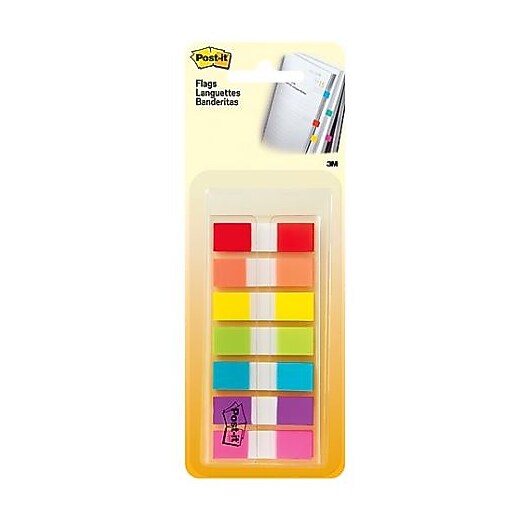 Post-it Flags, .47", Assorted Colors, 190 Flags (683-7CF) | Staples
