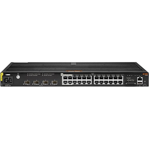 Aruba CX 4100i 24-Port Gigabit Ethernet Unmanaged Switch, Black (JL818A ...