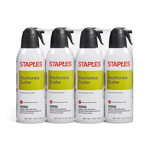 ULTRA DUSTER Compressed Air Duster Cleaner 10 oz., 4/Pack | Staples
