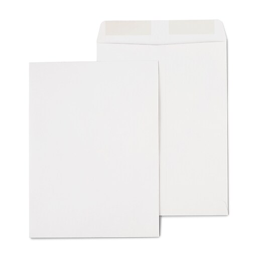 Staples Gummed Kraft Catalog Envelopes, 9" x 12", Gray, 100/Box ...