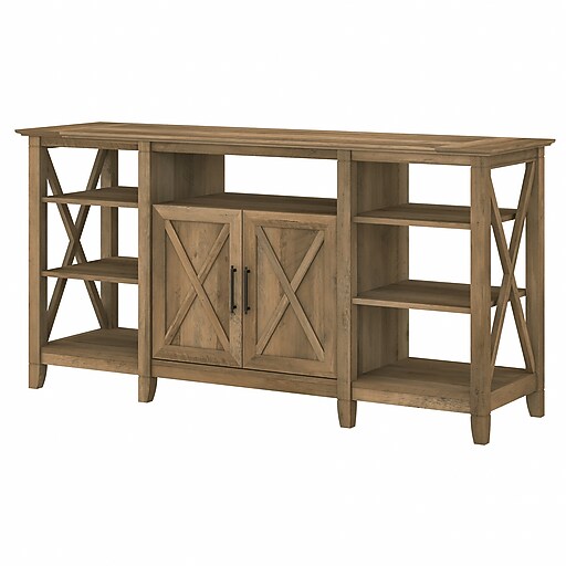 Bush Furniture Key West Console TV Stand, Screens up to 65", Reclaimed ...