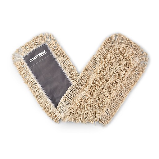 Coastwide Professional™ Cut-End Dust Mop Head, Cotton, 36" x 5", White ...