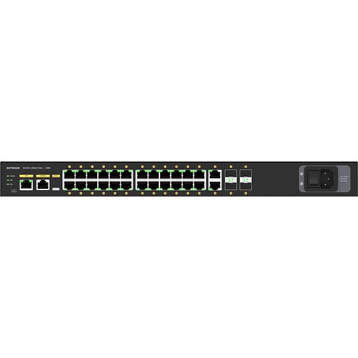 Netgear AV Line 26-Port Gigabit Ethernet Managed Switch, Black ...
