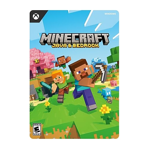 Minecraft Java & Bedrock Edition, Windows (Digital) | Staples