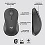Logitech Signature M550 L Wireless Ambidextrous Optical Mouse, Graphite ...