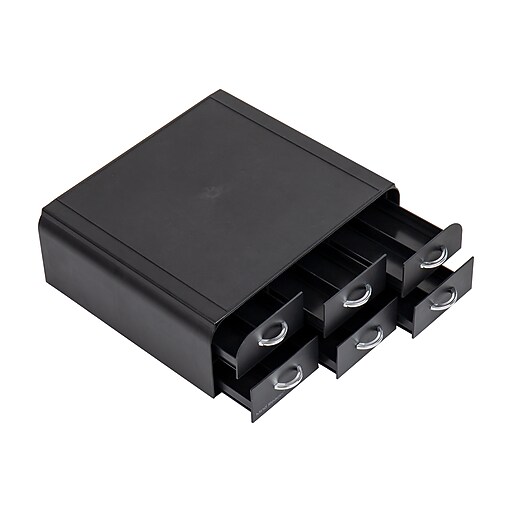 Mind Reader Plastic 2-Tier 6-Drawer Coffee Pod Storage Drawer, 72 Pod ...