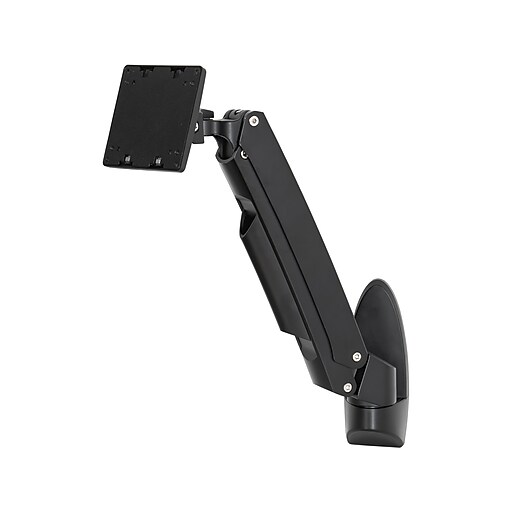 Amer Heavy Duty Curved Monitor Wall Mount Arm, Up to 49" Monitor, Black ...