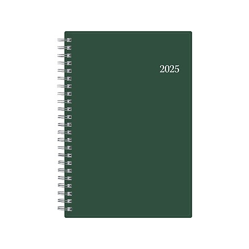 2025-2026 Blue Sky 5" x 8" Weekly & Monthly Planner, Plastic Cover ...
