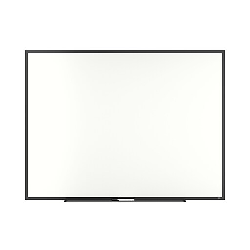 TRU RED™ Melamine Dry Erase Board, Black Frame, 4' x 3' (TR59363) | Staples