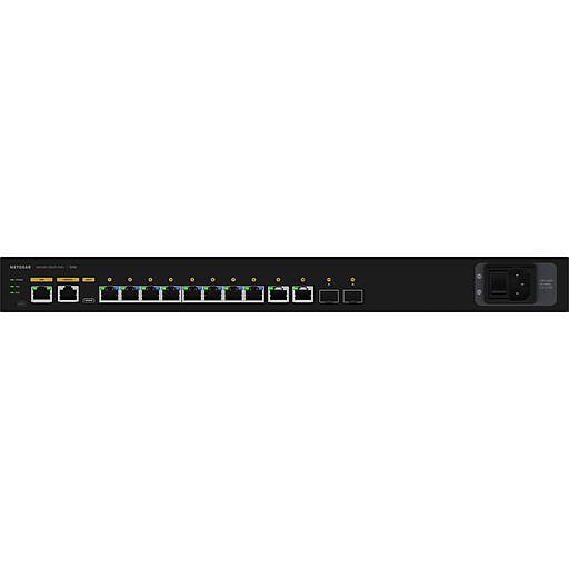 Netgear AV Line 10-Port Gigabit Ethernet Managed Switch, Black ...