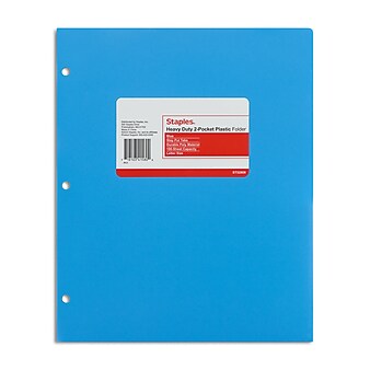 Blue Pocket Folders | Staples