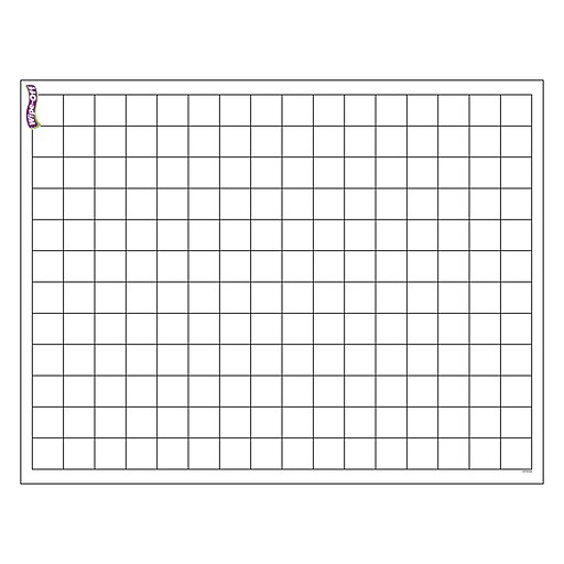 Trend Enterprises Graphing Grid Wipe Off Chart, 22" x 17"(T-27305 ...