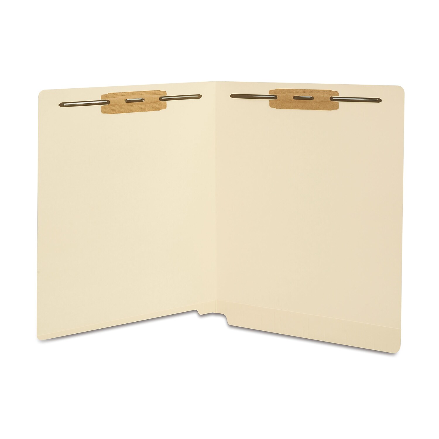 Staples Manila End-Tab Fastener Folders with Reinforced Tabs Letter ...