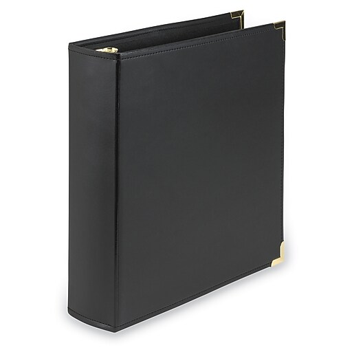 Samsill Classic Executive 2" Non-View Binder, 3-Ring , Black (SAM15160 ...