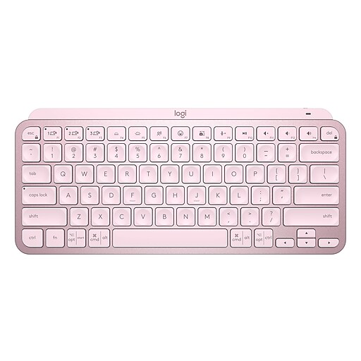 Logitech MX Keys Mini Wireless Ergonomic Keyboard, Rose (920-010474 ...
