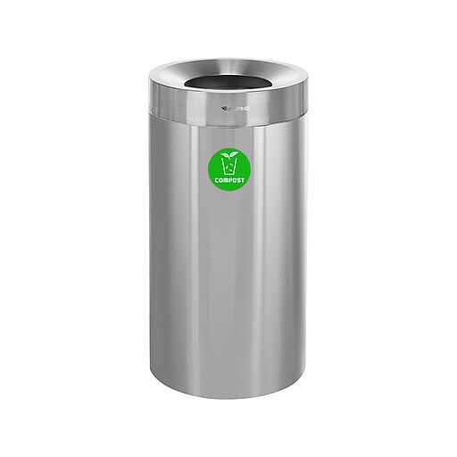 Alpine Stainless Steel Compost Bin, 27 Gallon (ALP475-27-CO) | Staples