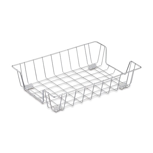 Staples Front Loading Letter Tray, Chrome Steel (10849CC) | Staples