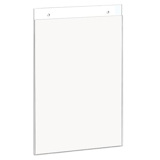 Staples Sign Holder, 8.5" x 11", Clear Acrylic, 10/Carton (ST62656 ...