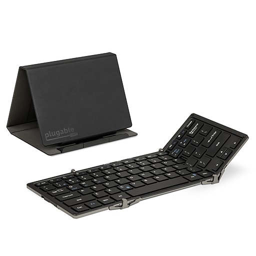 Plugable Wireless Keyboard and Case, Black (BT-KEY3XL) | Staples