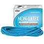 Alliance Non-Latex Multi-Purpose #117B Rubber Bands, 7" x 1/8", Cyan ...