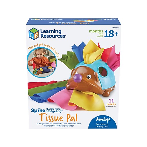 Learning Resources Spike the Fine Motor Hedgehog Tissue Pal Set ...