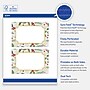 Avery Gold-Blue Border Berries Matte Blank Card, White, 20/Pack (S00 ...