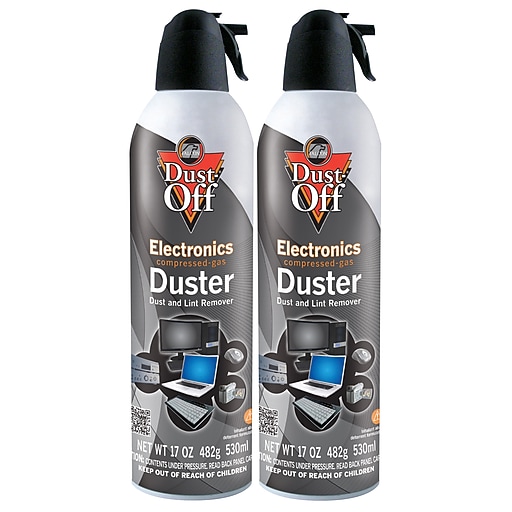 Dust-Off Jumbo Air Duster, 17 oz., 2/Pack (DPSJMB) | Staples