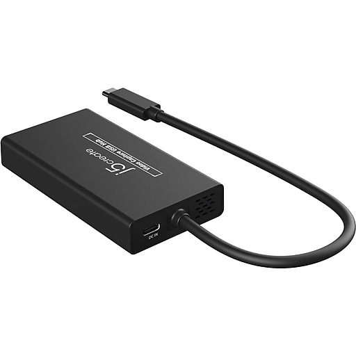 j5create 6-Port USB-C Hub, Black (JVA01) | Staples