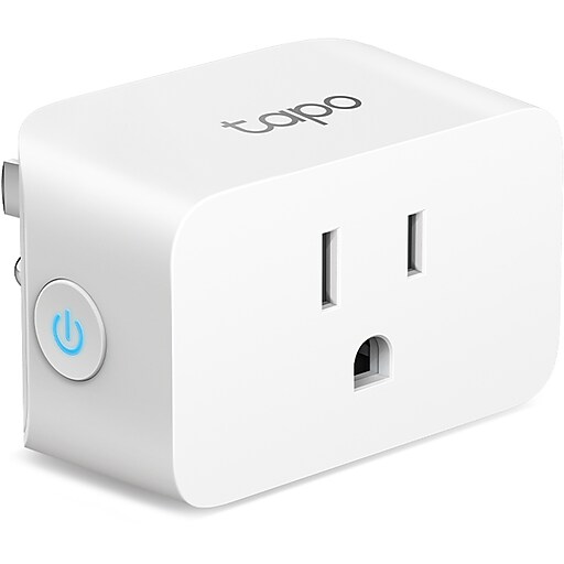 TP-Link Tapo TP15 Mini Smart Wi-Fi Plug, White | Staples