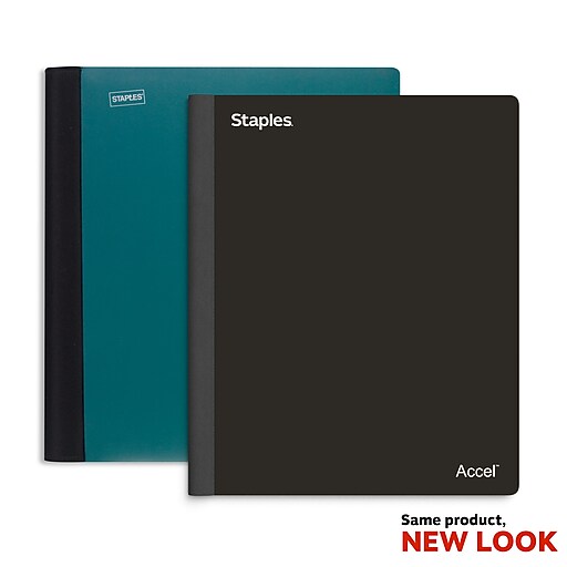 Staples Spine Guard™ Notebook, 3 Subject, 8-1/2" x 11" (36934-US) | Staples