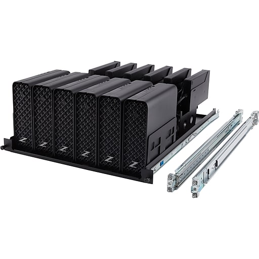 HP Z2 Mini G9 Rail Rack Kit, Black (6C1U0AA) | Staples