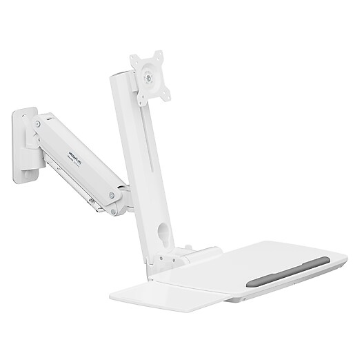 Mount-It! MedHub Wall Mounted, Flexible Workstation for Monitors up to ...