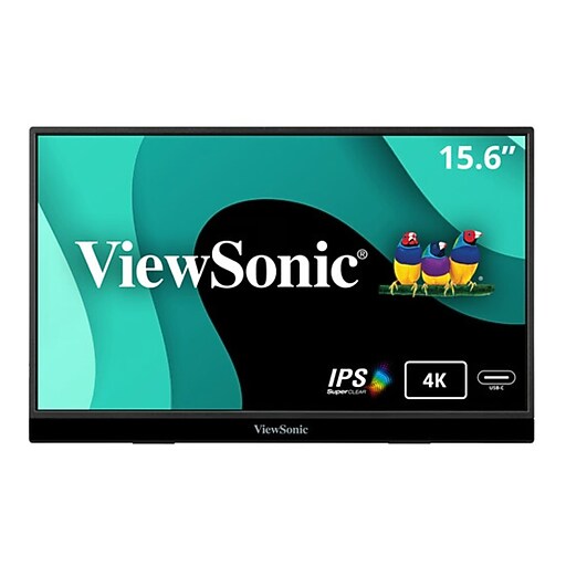 ViewSonic Portable 15.6" 60 Hz Monitor, Black (VX1655-4K-OLED) | Staples