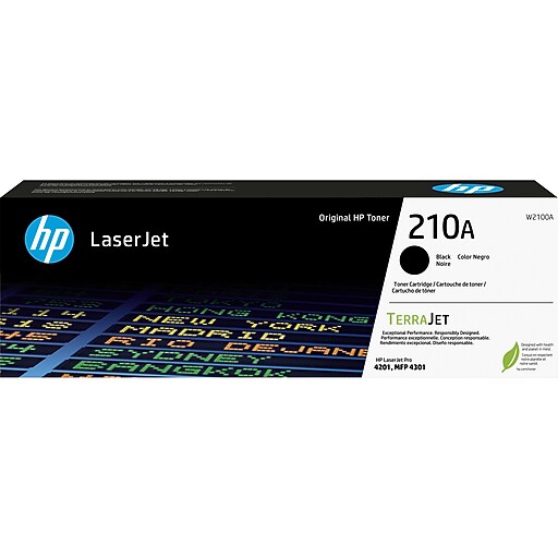 HP 210A Black Standard Yield Toner Cartridge (W2100A) | Staples