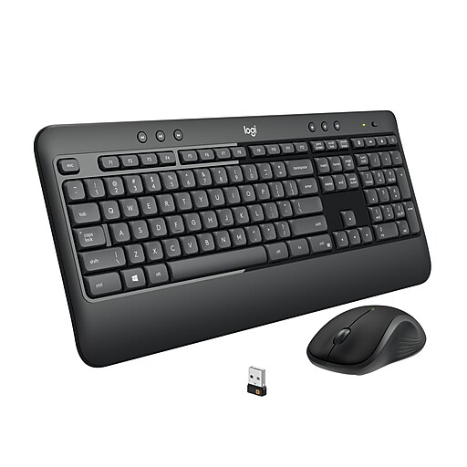Logitech MK540 Advanced Wireless Keyboard and Mouse Combo, Black (920 ...