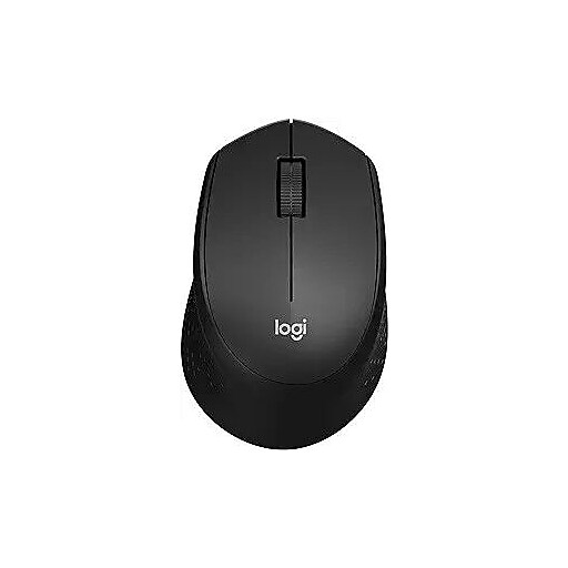 Logitech M330 Silent Plus Wireless Optical USB Mouse, Black (910-004905 ...