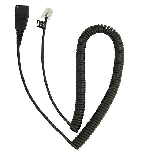 Jabra 6.6' Headset Cables for Quick Disconnect to RJ-10 ( 8800-01-37 ...