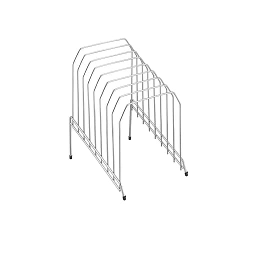 Staples Metal Incline Sorter, Chrome (10853) | Staples