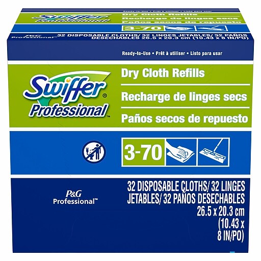 Swiffer Professional Duster Dry Cloth Sweeping Pad Refills for Swiffer ...