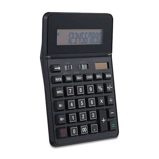 Staples 12-Digit Battery & Solar Basic Calculator, Black (TR290/ST290 ...
