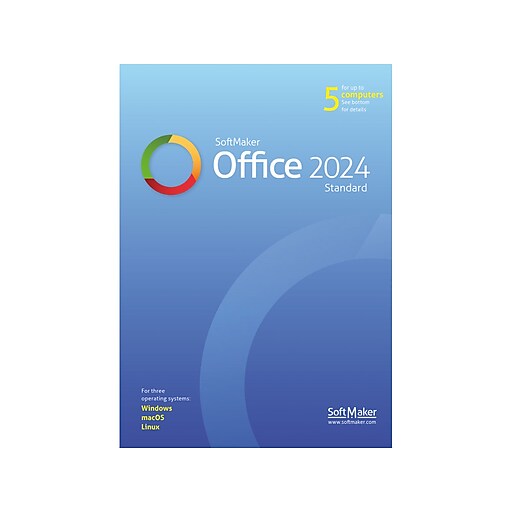 SoftMaker Office Standard 2024 for 5 Devices, Windows/macOS/Linux ...