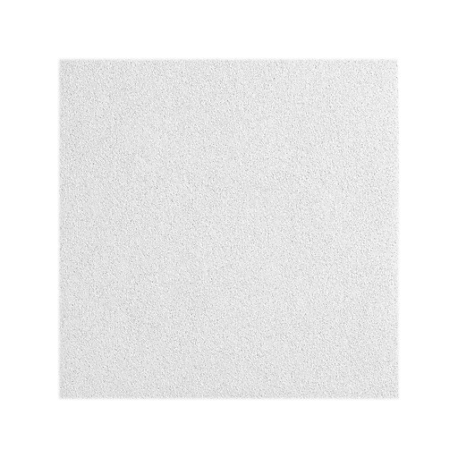 Armstrong CALLA Square Tegular Edge Ceiling Tile, 30" x 30", White, 8 ...