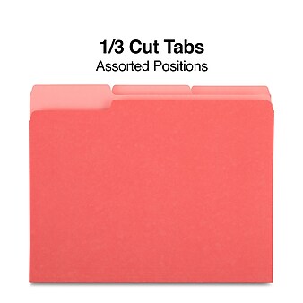 Red File Folders | Staples