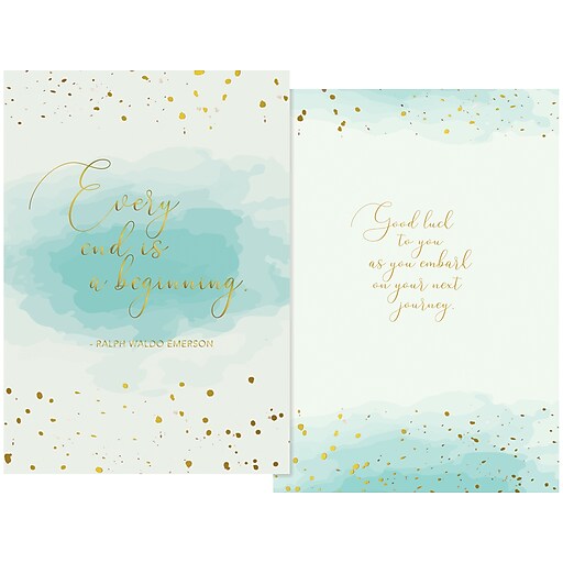 Better Office Farewell Card with Envelope, 7" x 5", Multicolor (64628 ...