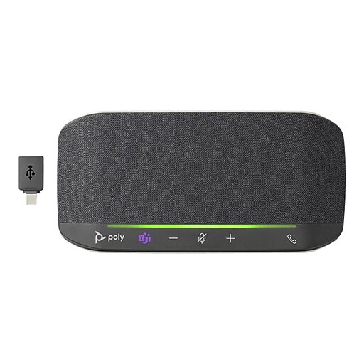 Poly Sync Smart Speakerphone, Black/Silver (77P34AA) | Staples