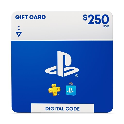 Sony PlayStation $250 Gift Card (Email Delivery) | Staples