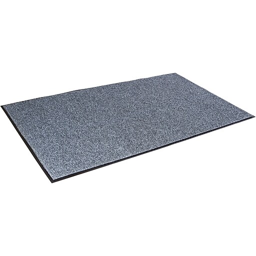Crown Mats Marathon Indoor Mat, 36" x 60", Blue/Gray (MN 0035BY) | Staples