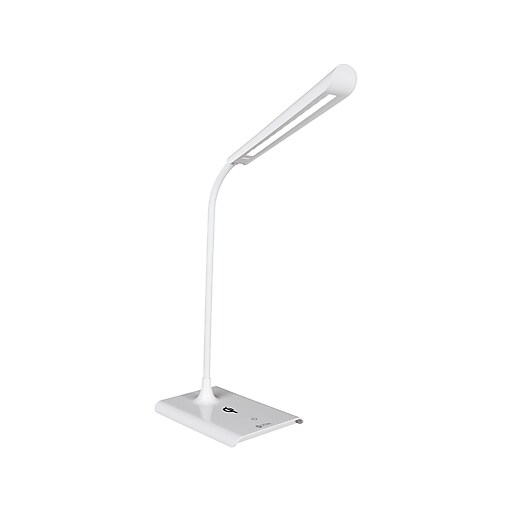 OttLite Wellness Power Up LED Desk Lamp, 21", White (CS030QI) | Staples