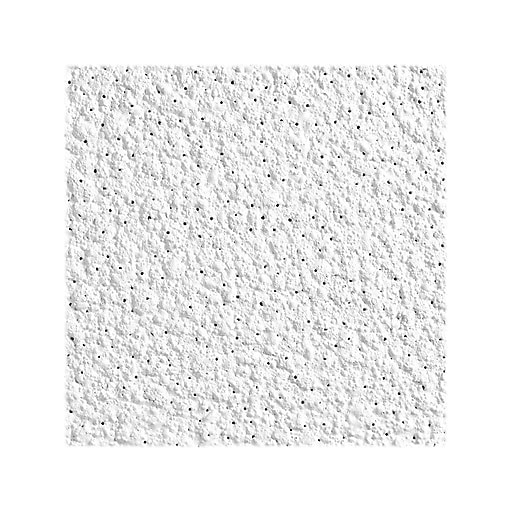 Armstrong TUNDRA Square Lay-In Edge Ceiling Tile, 24" x 48", White, 8 ...